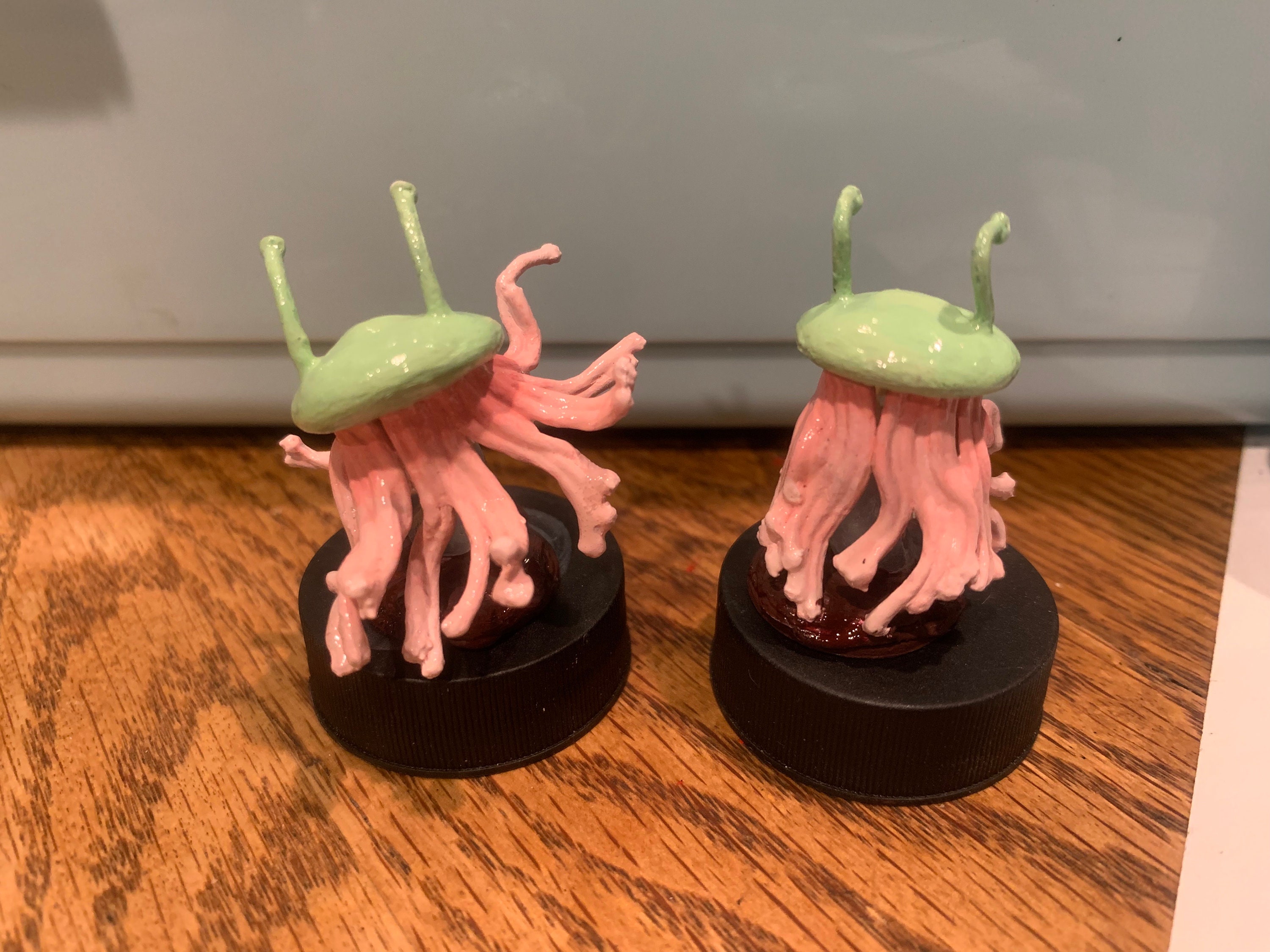 Flumph-painted DND Miniature - Etsy