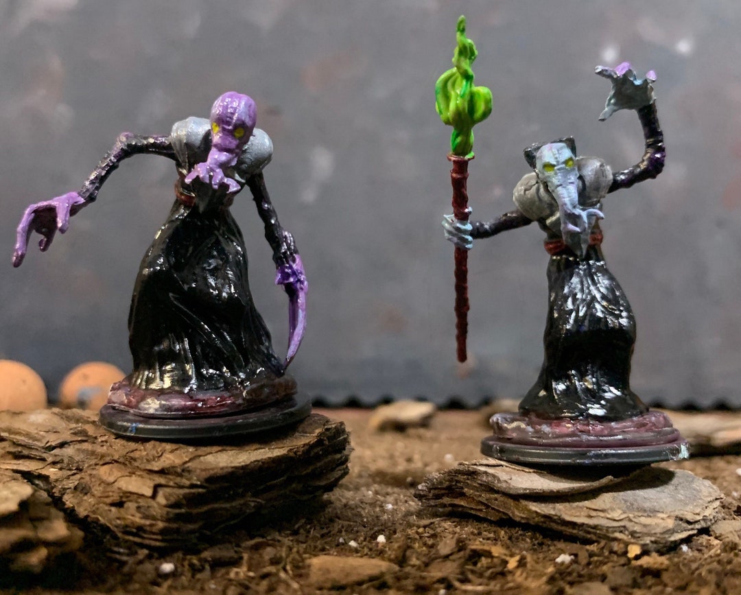 Mind Flayers-painted DND Miniatures - Etsy