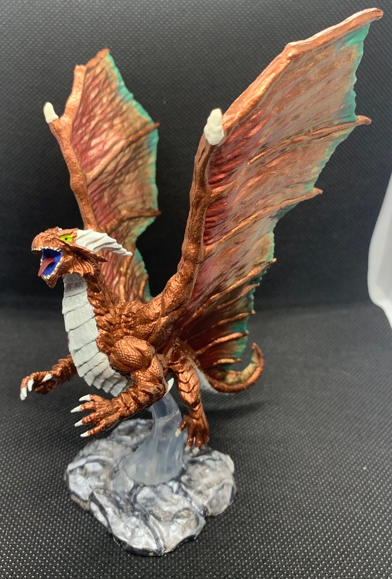 Copper Dragon Miniaturehand Painted - Etsy