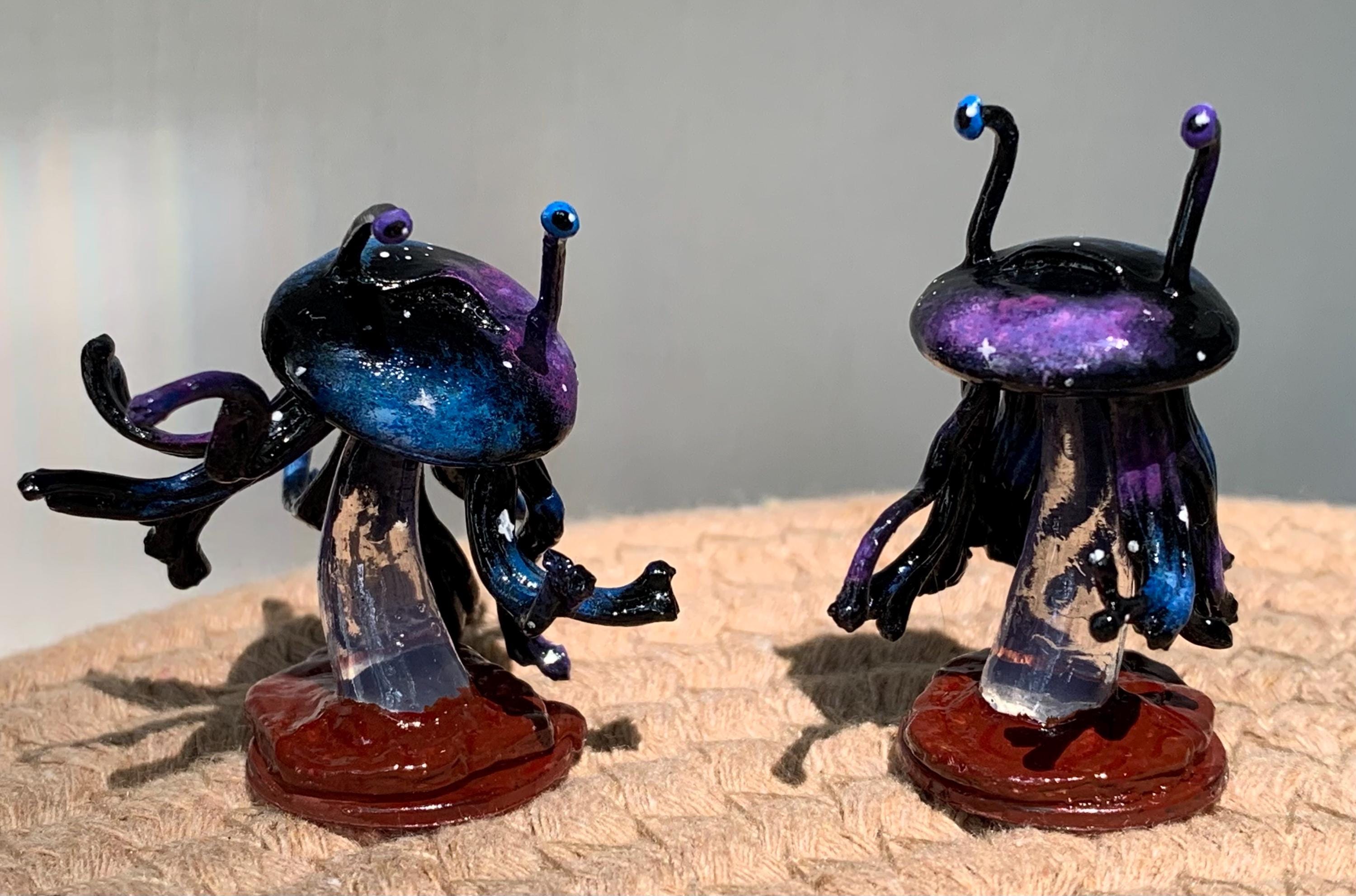 Flumph-painted DND Miniature - Etsy