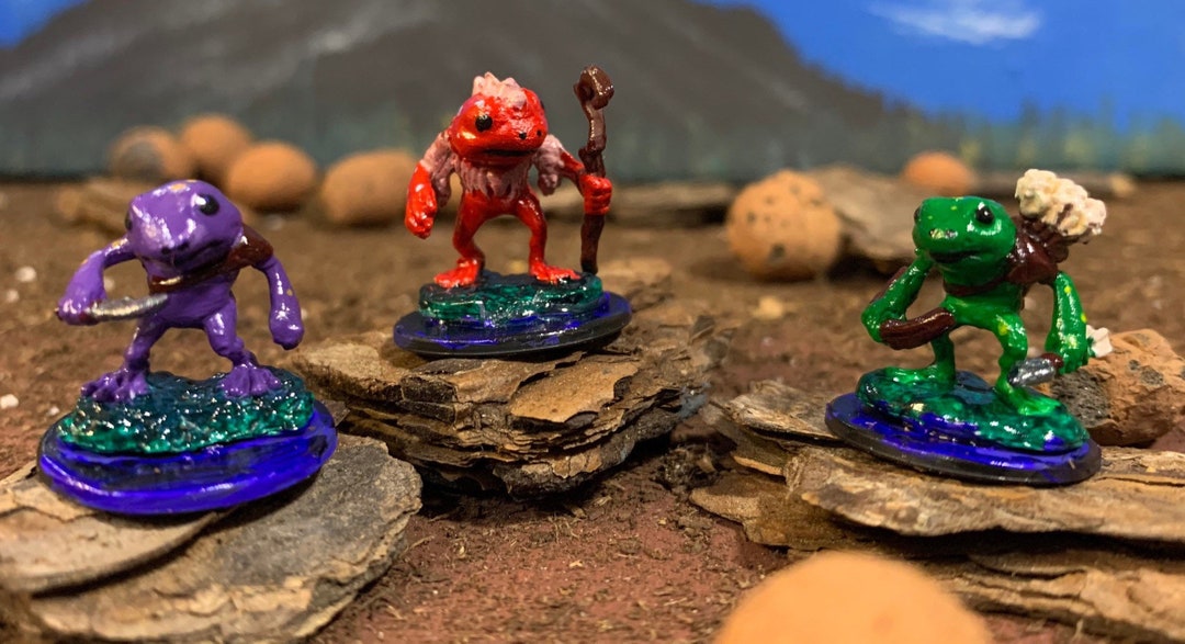Grung-painted DND Miniatures - Etsy
