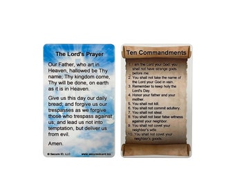 TEN COMMANDMENTS Catholic Picture Print - Etsy