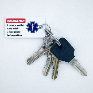 Customized Emergency Contact Wallet Card | ICE Medical Alert ID for ...