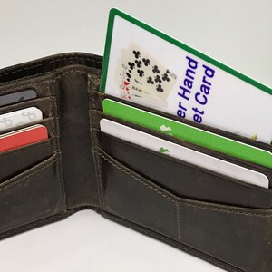 Poker Hand Wallet Card - Etsy