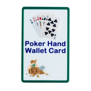 Poker Hand Wallet Card - Etsy