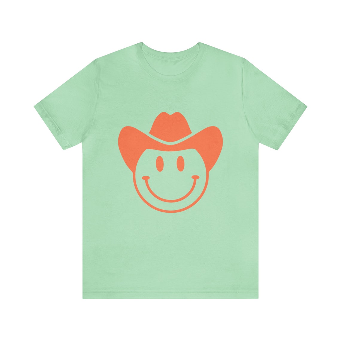 Smiley Cowboy Graphic Tee - All Smiles Cowboy Western Tshirt Gift ...