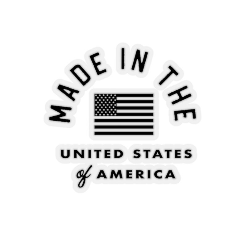 Made in the USA Sticker - Patriotic Sticker - Patriot Gift - Fourth of ...