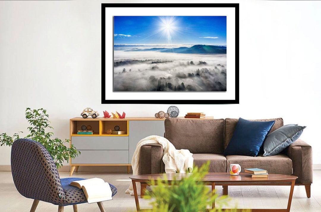 Misty Dawn, South Downs National Park, Harting Down, West Sussex ...