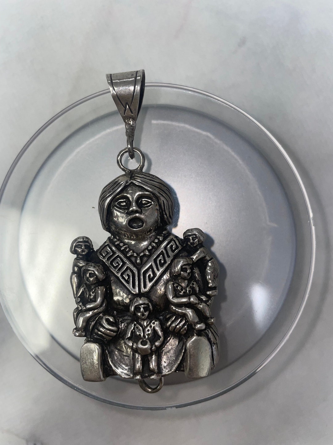 Native American Storyteller Pendant - Etsy