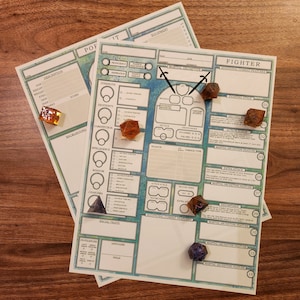 Optimized ARTIFICER Downloadable/fillable PDF Character Sheet for D&D 5e - Etsy