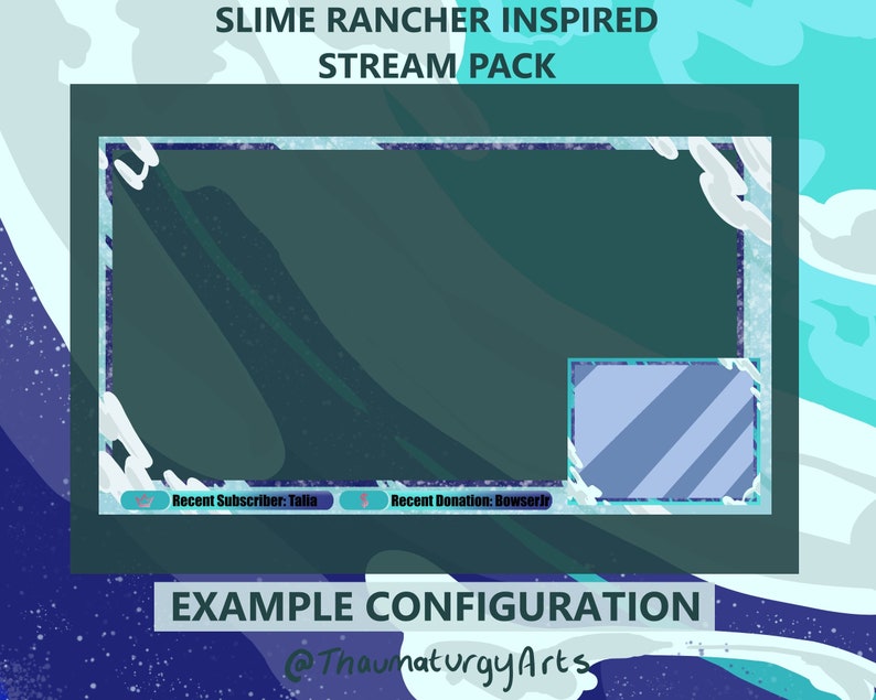 Slime Rancher Inspired Stream Pack - Animated Transition, Overlays ...
