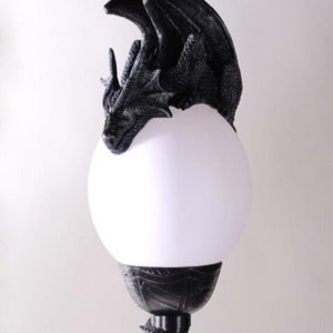 72 Cracker Barrel Dragon Lamp Post New in Box RARE Lighted Halloween ...