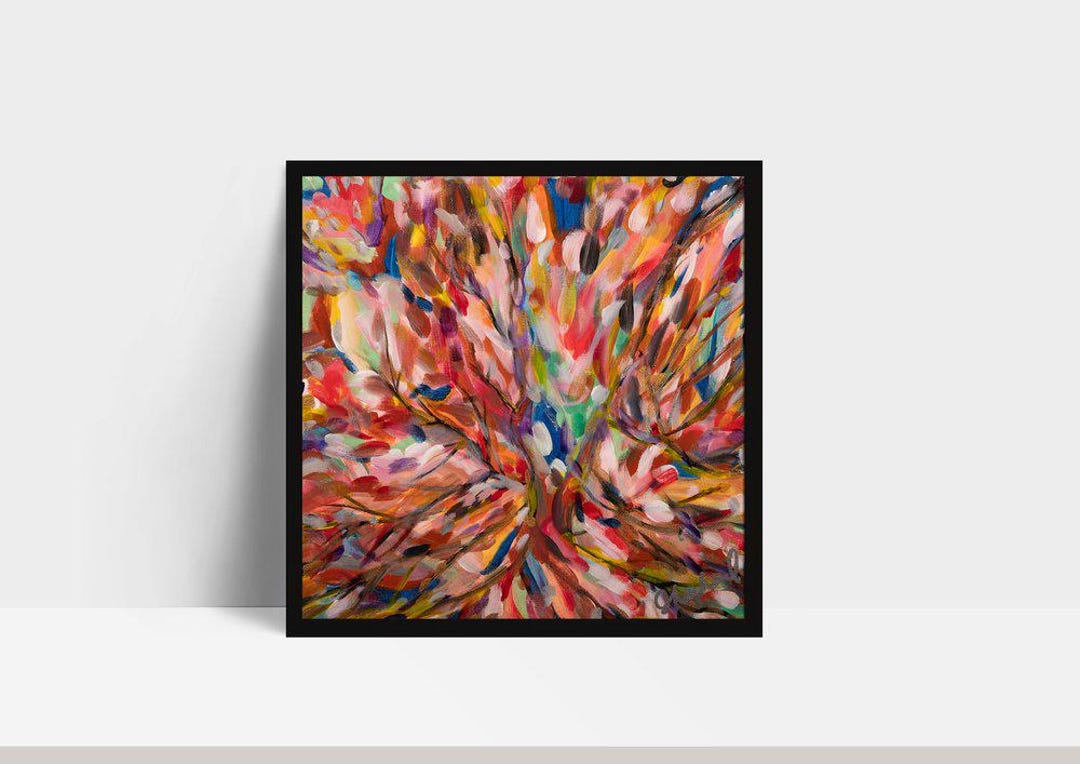 Flames Lytton 8x10 Abstract Fire-inspired Print 8x10 Wall Art ...