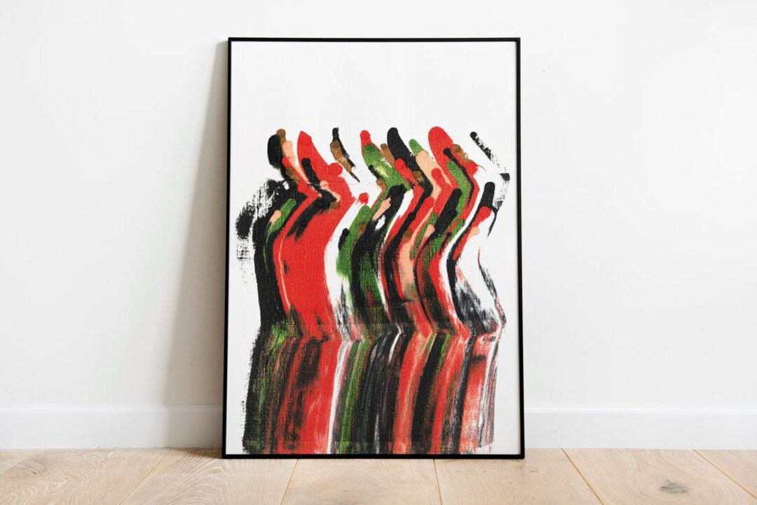 Abstract Art Print 'humility' - 8x10 Inspirational Framed Wall Art for ...