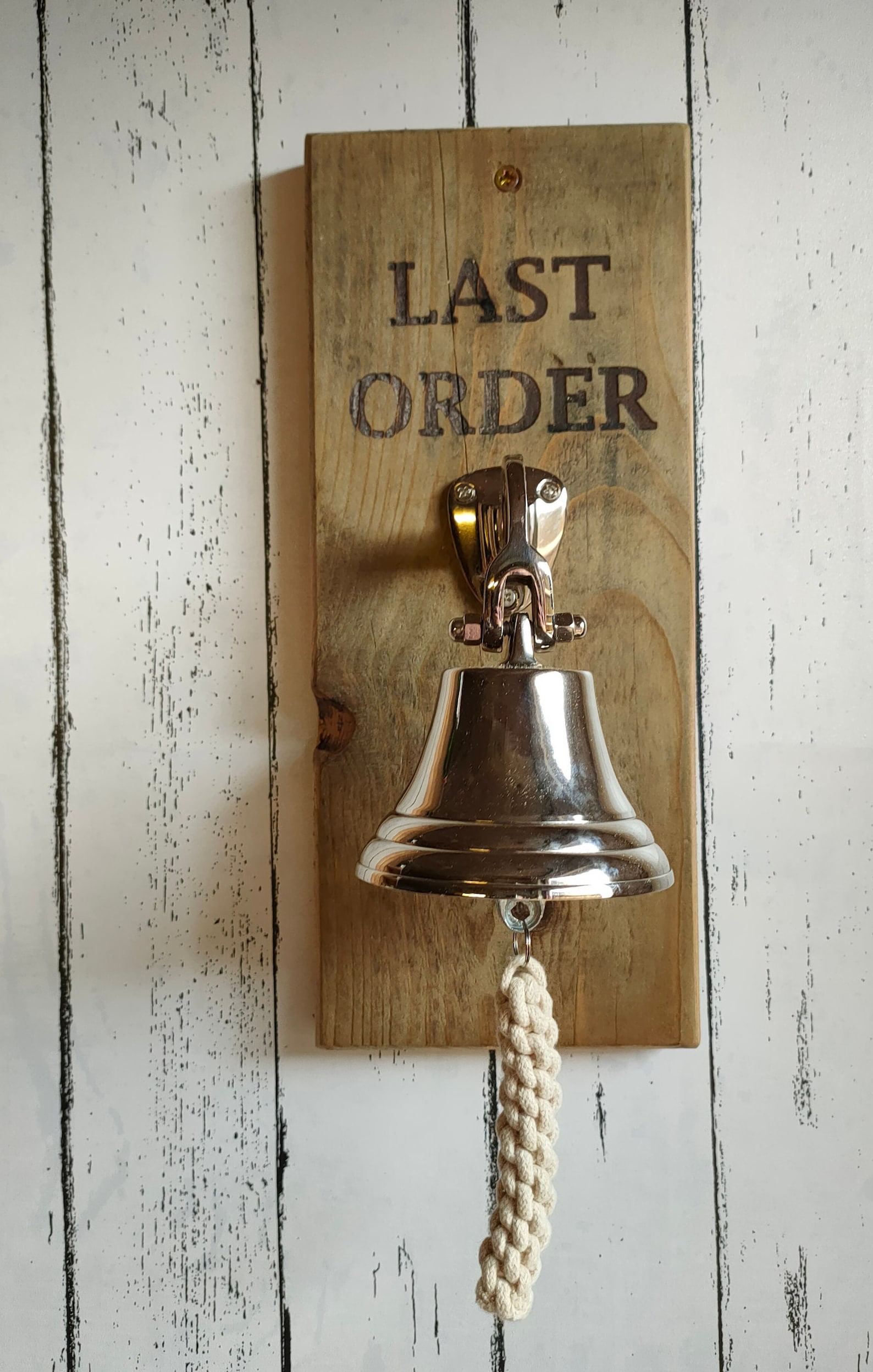 Personalised Last Orders Bell Home Bar Accessories Mancave - Etsy UK