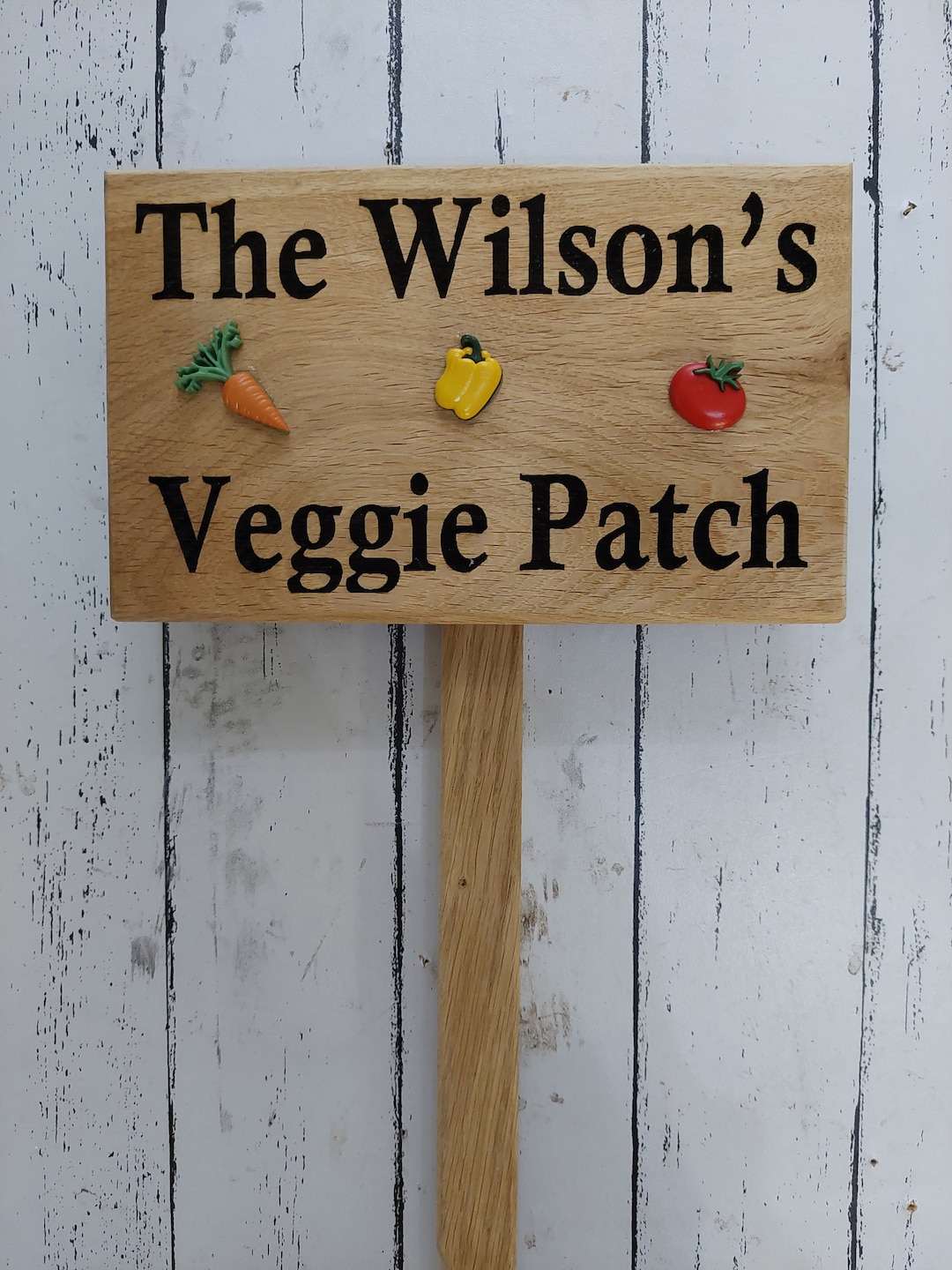 Personalised High Quality Family Allotment Sign Vegetable Patch Garden ...