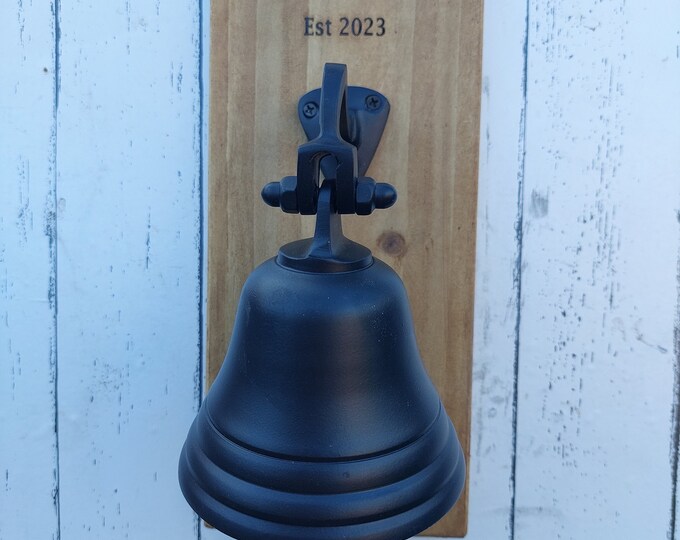 Personalised Last Orders Bell, Home Bar Accessories, Mancave Bell, Dads ...