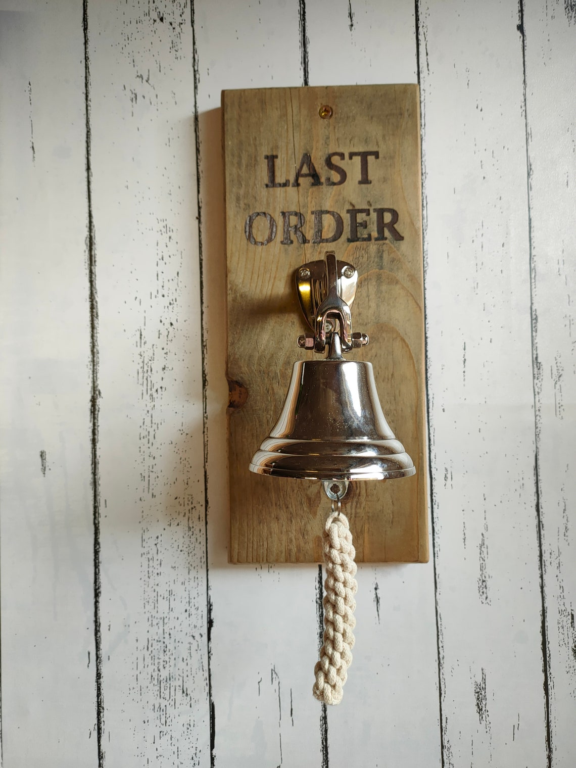 Personalised Last Orders Bell Home Bar Accessories Mancave - Etsy UK
