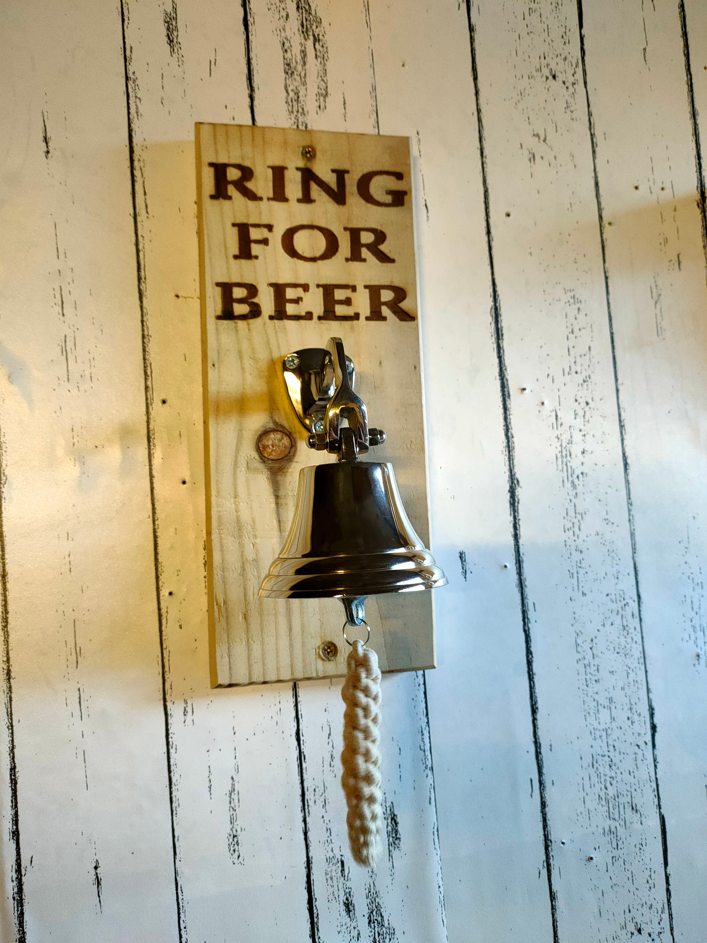 Personalised Last Orders Bell, Home Bar Accessories, Mancave ...