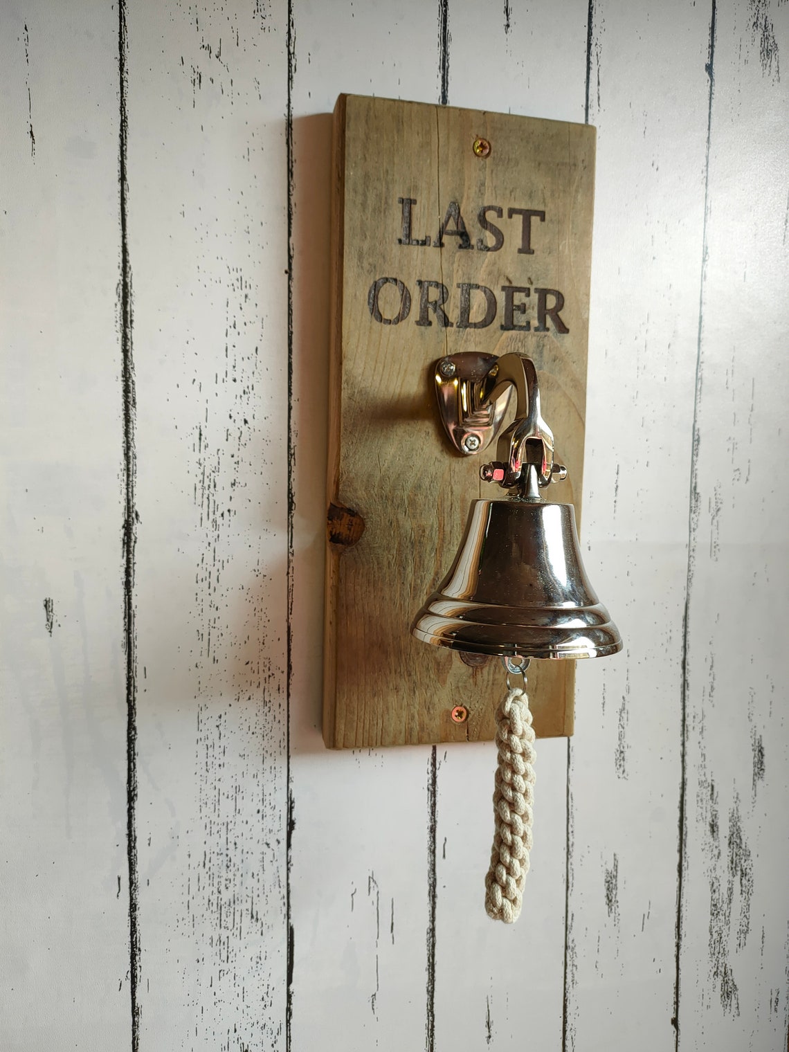 Personalised Last Orders Bell Home Bar Accessories Mancave - Etsy UK