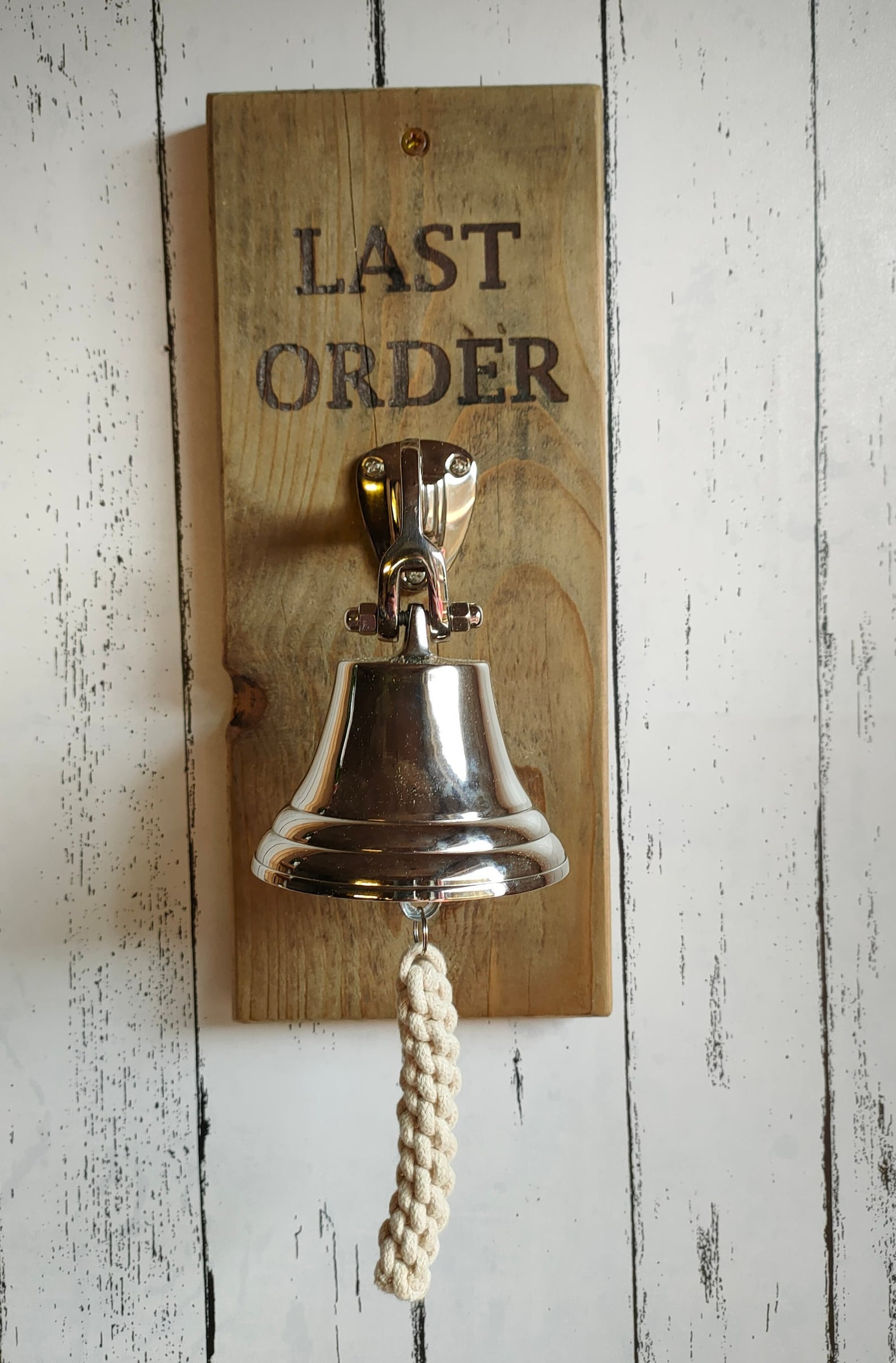 Personalised Last Orders Bell Home Bar Accessories Mancave - Etsy UK