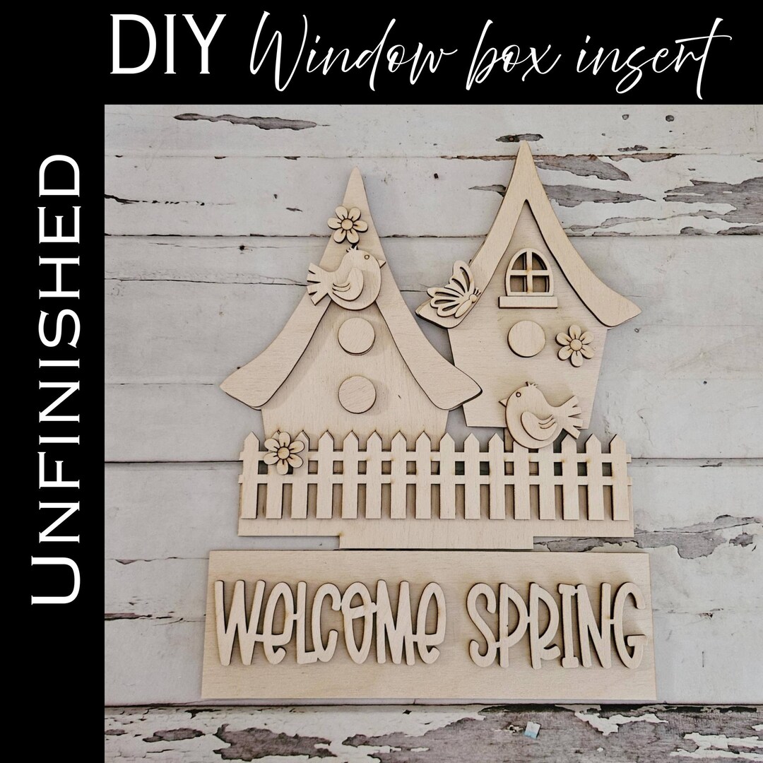 DIY Spring Window Box Interchangeable Sign, Make Your Own ...