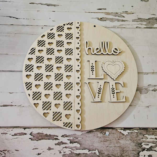 Valentine Door Hanger - Etsy