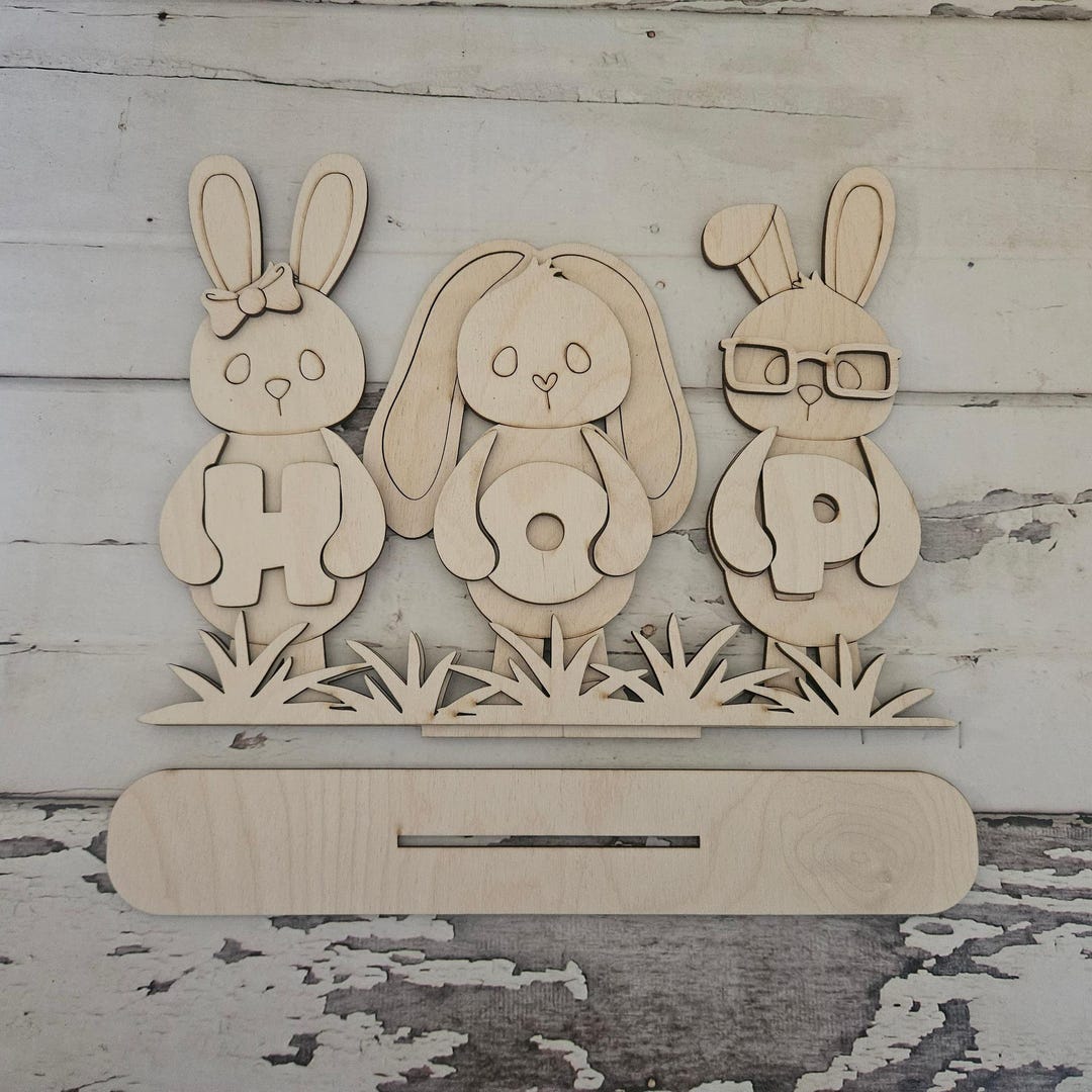 DIY Easter Shelf Sitter - DIY Spring Word Art Shelf Sitter - DIY Easter ...