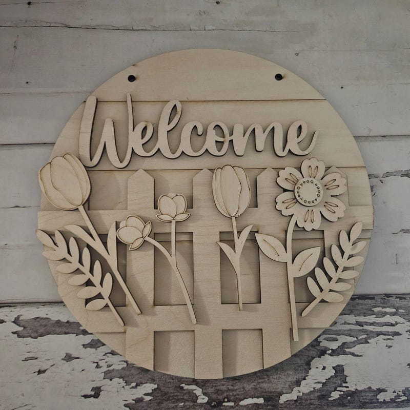 Diy Paint Wood Welcome Sign - Etsy