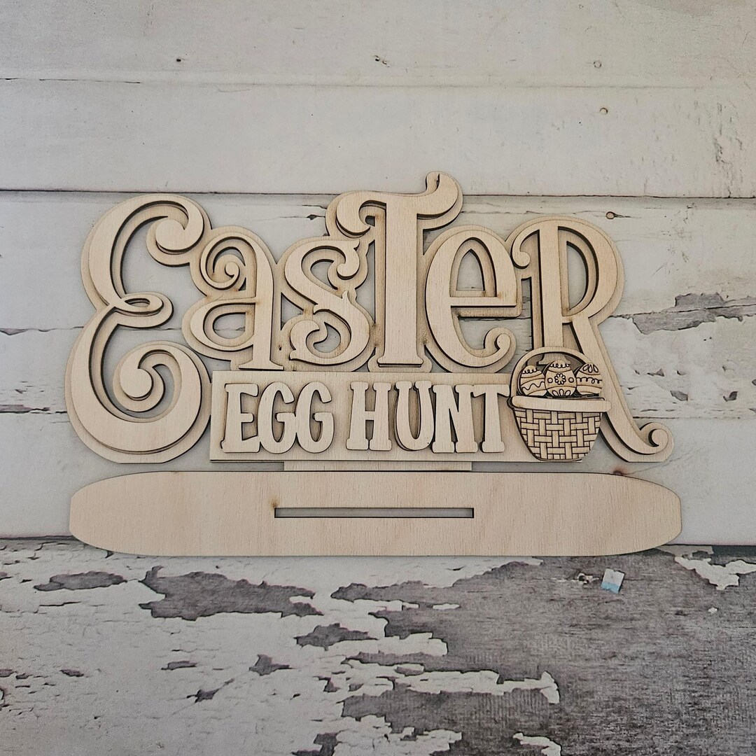 DIY Easter Shelf Sitter - DIY Spring Word Art Shelf Sitter - DIY Easter ...