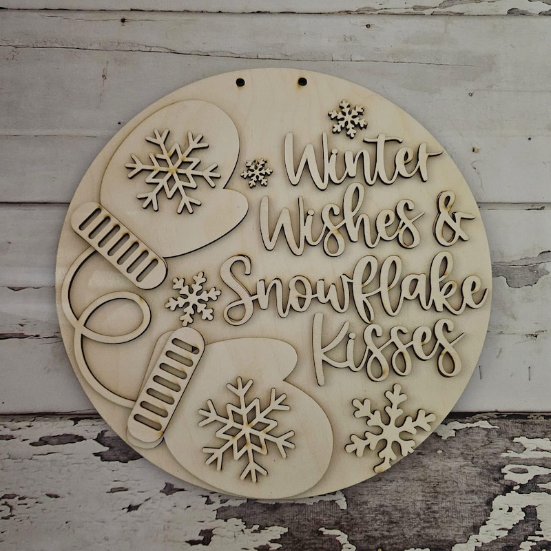 Diy Winter Door Hangers - Etsy