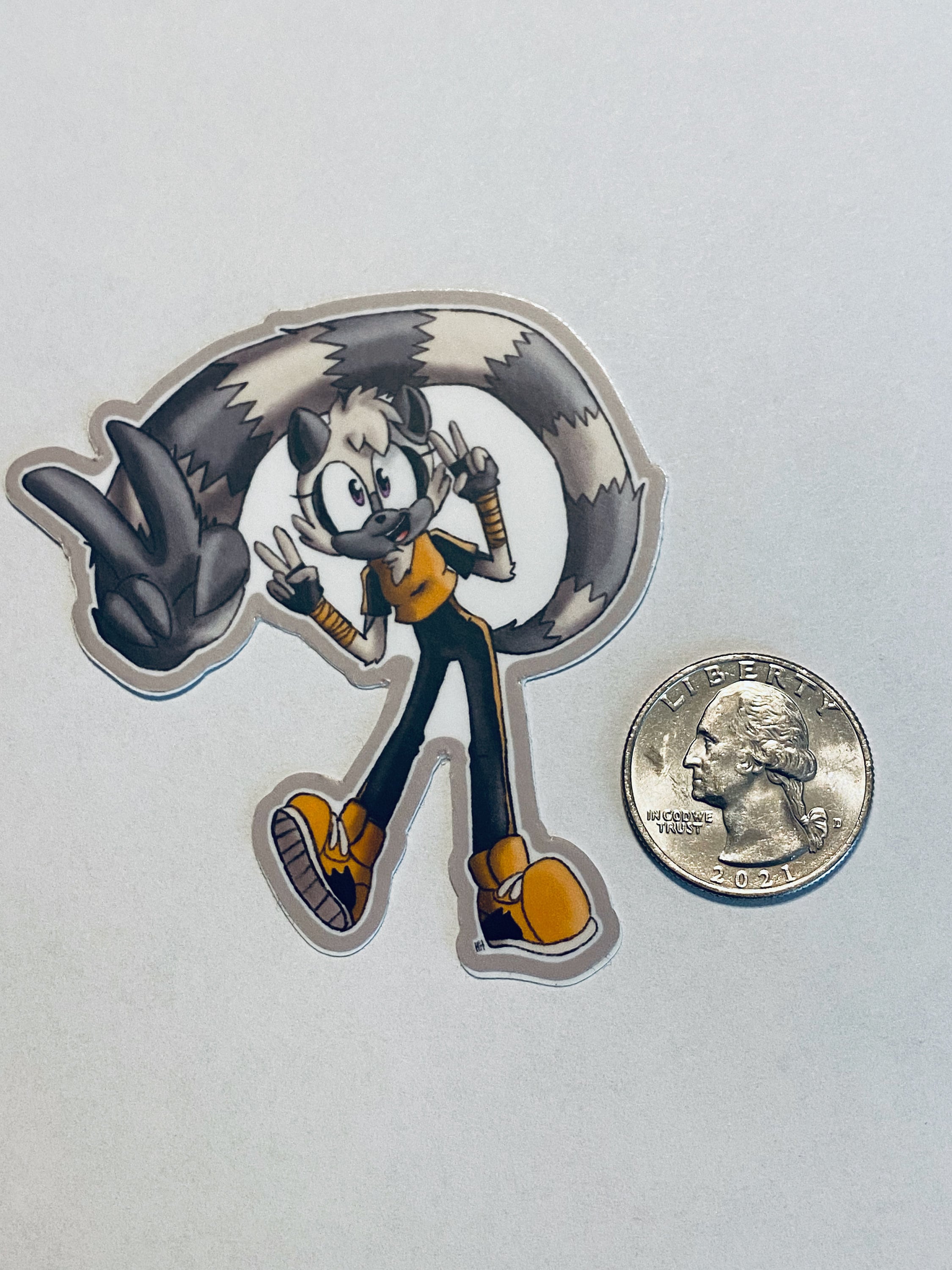 Tangle the Lemur Sticker, Sonic the Hedgehog Decal - Etsy