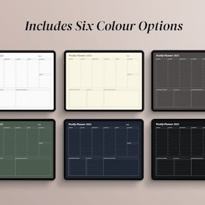 2023 Digital Weekly Planner 2023 Ipad, Goodnotes, Notability Undated ...