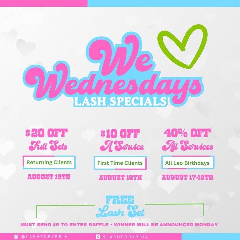 Canva Wednesday Deals Flyer Template/ Editable Wax Wednesdays - Etsy