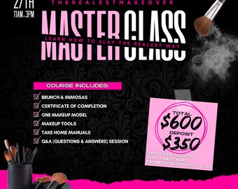Makeup Master Class - Etsy