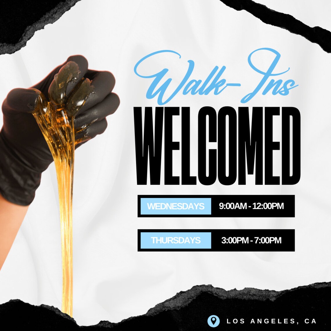 Canva Wax Flyer Template/ Black & White Esthetician Flyer/ Editable ...