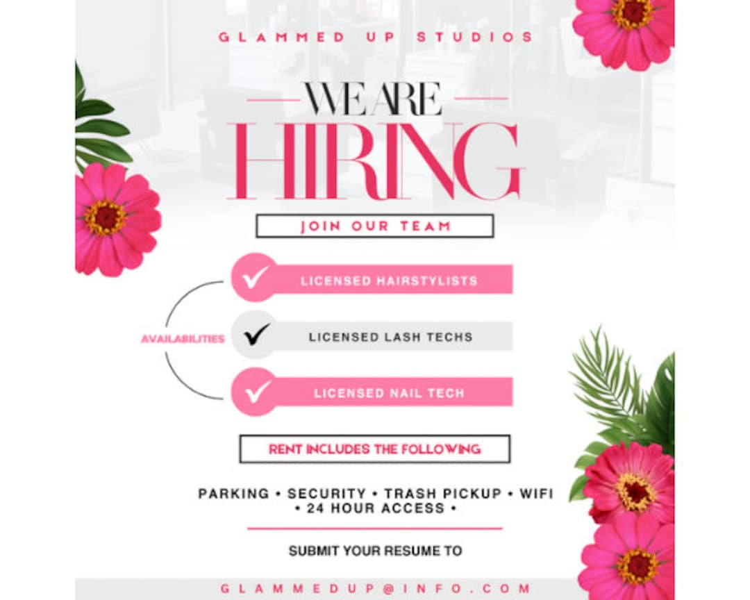 Canva Booths Available Flyer Template DIY Suite Rental Flyer Suites for ...