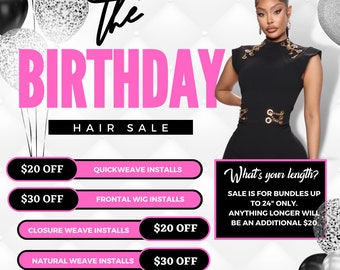 Weave Sale Flyer Template - Etsy