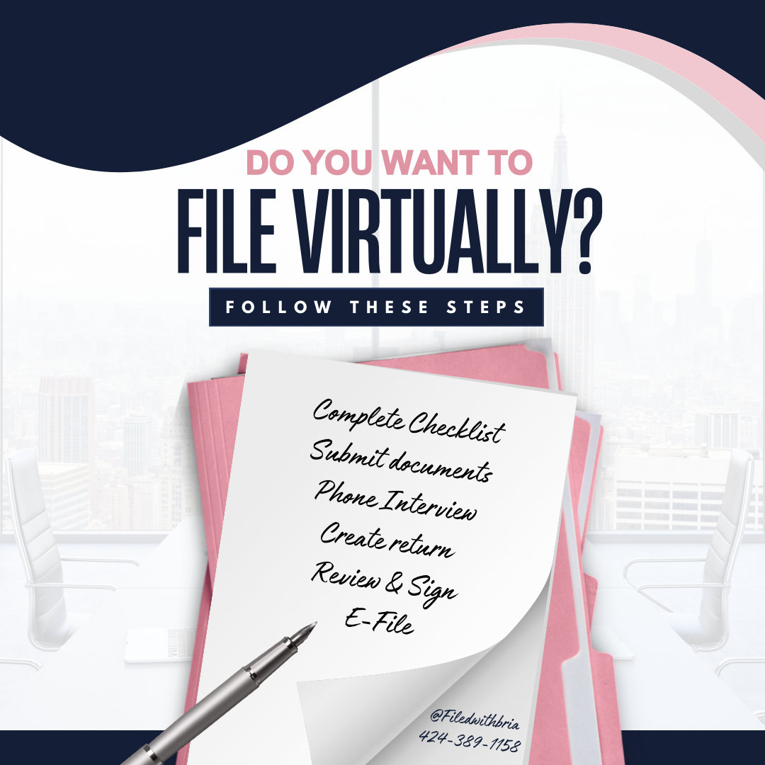 Canva Tax Checklists Flyer Template/ White & A Pink Tax Services Flyer ...