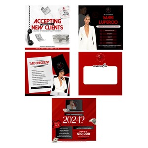 Canva Tax Professional Marketing Flyer Tax Preparer Instagram Content ...