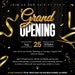 Canva Grand Opening Event Flyer for Opening Day Ribbon Cutting ...