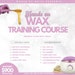 Canva Body Waxing Course Flyer Template/ Editable DIY Wax Class Flyer ...