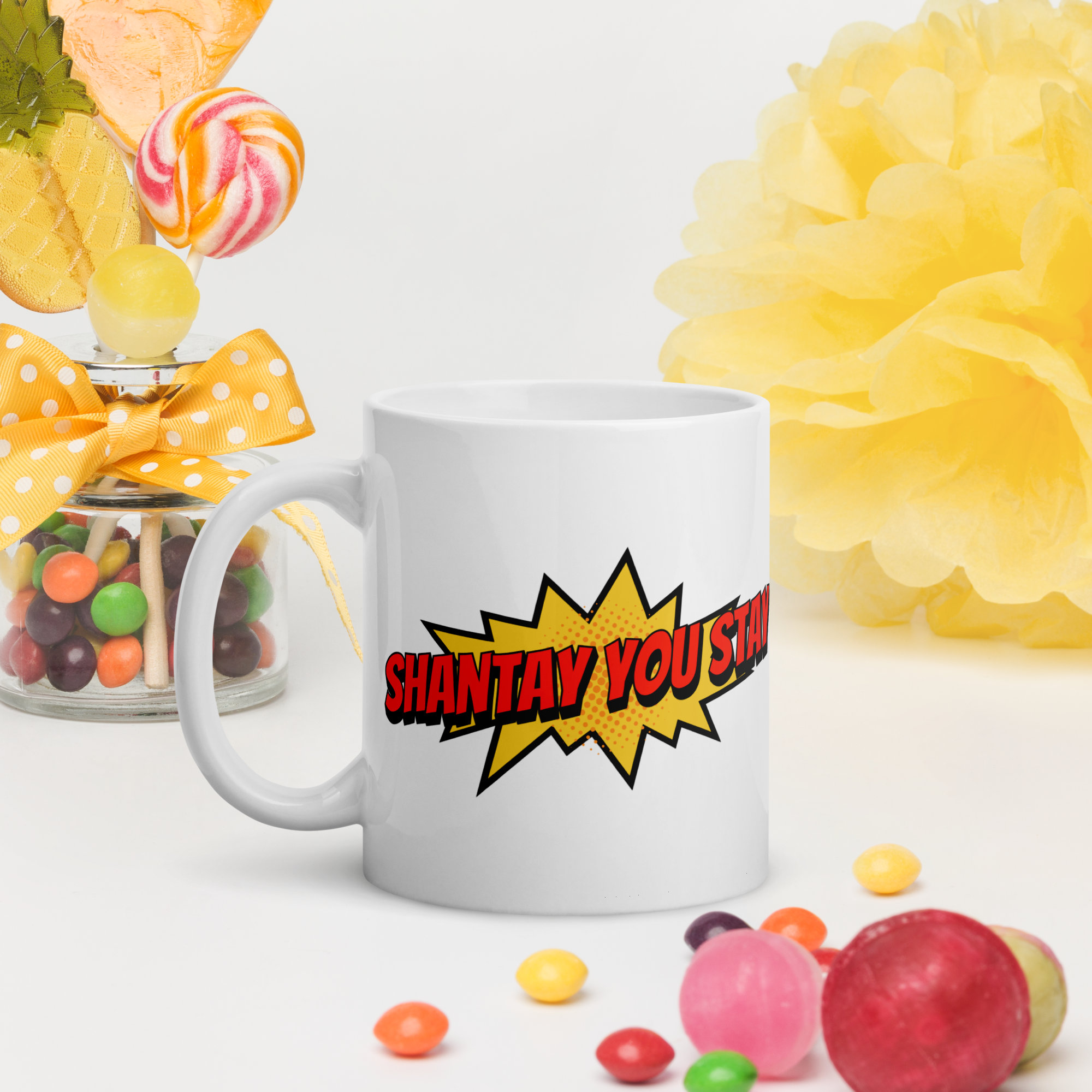 Shantay You Stay, White Coffee Mug, 11 Oz, White, Mug, Rupaul Sayings ...