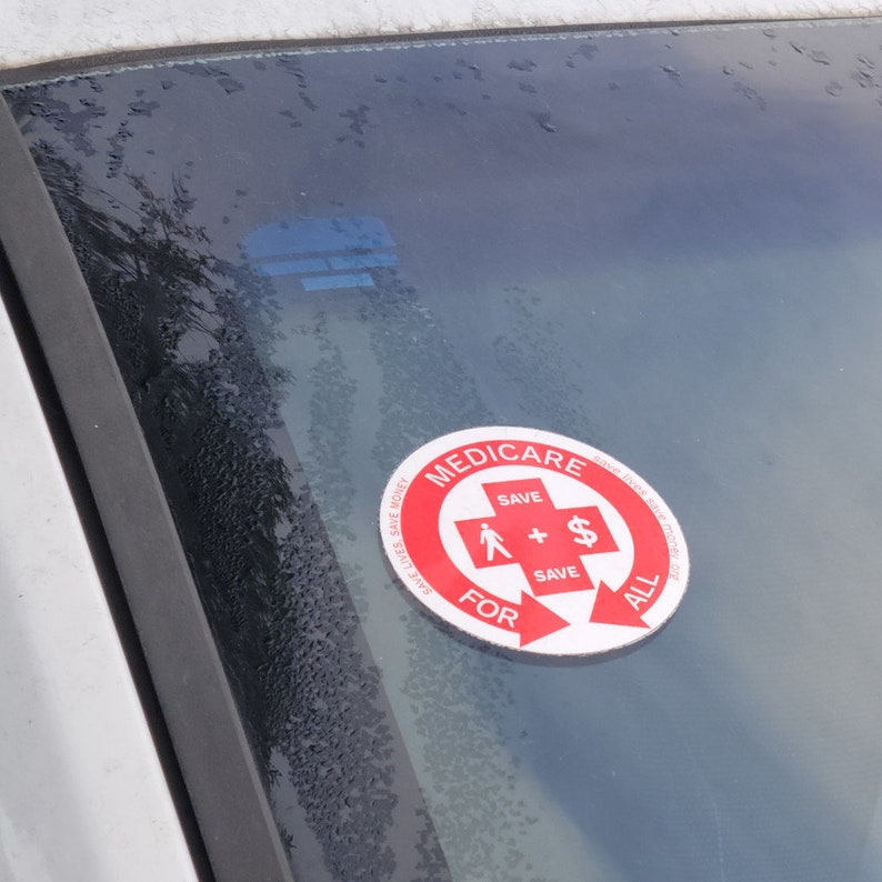 Medicare for All Sticker / Save Lives Save Money - Etsy