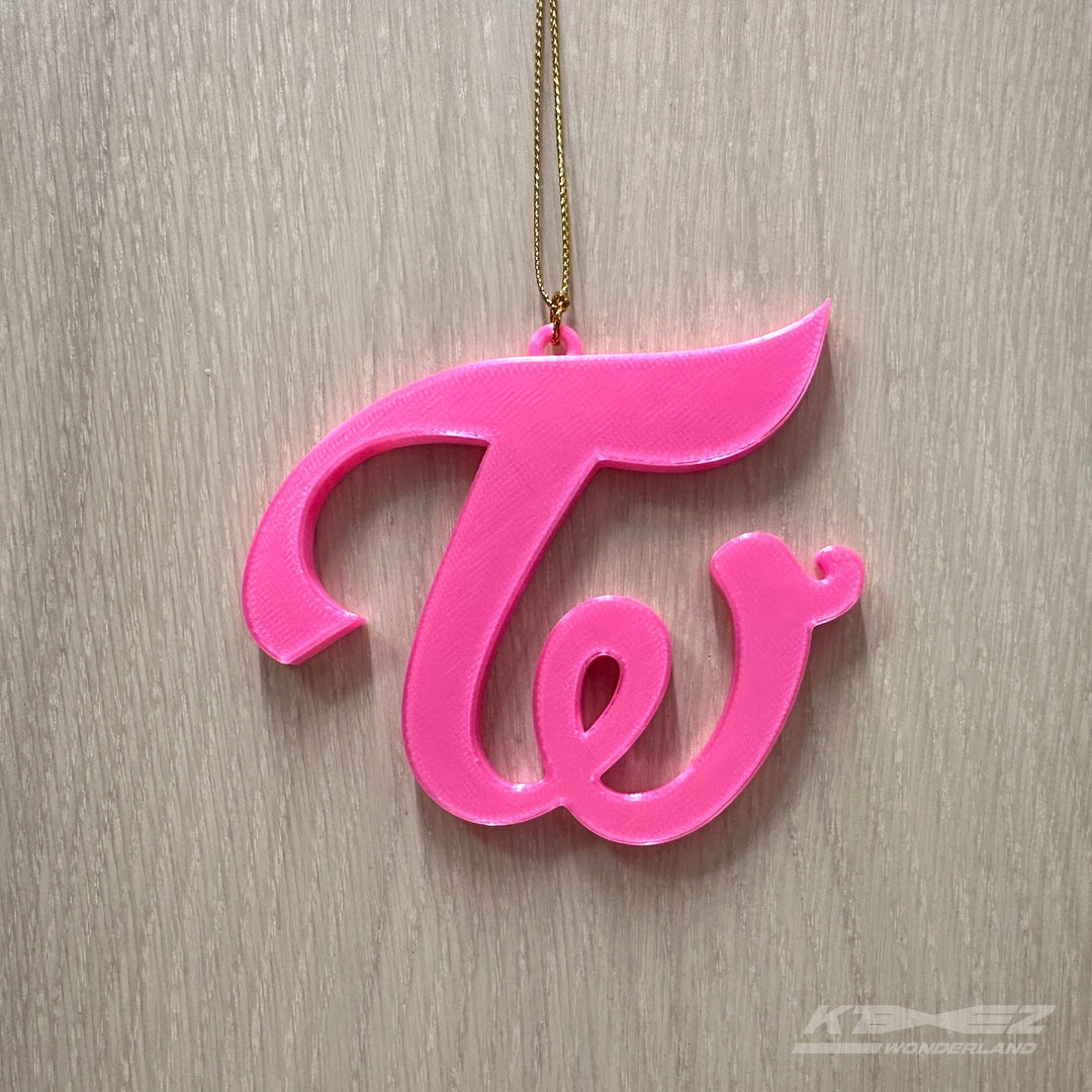 TWICE Logo Ornament, Car Mirror Accessory, 3D Printed, Kpop, Once - Etsy