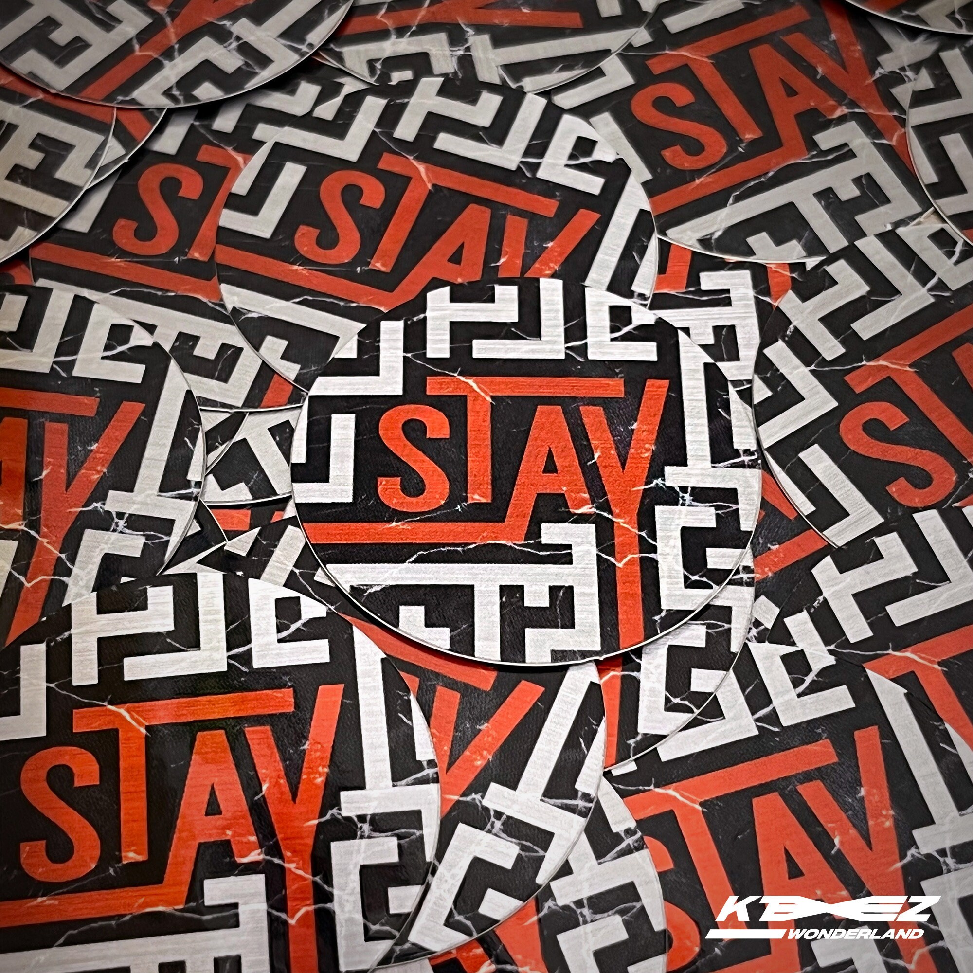 STAY Sticker, Brushed Aluminum, Stray Kids, SKZ, Miroh, Kpop, Stay, Clé ...
