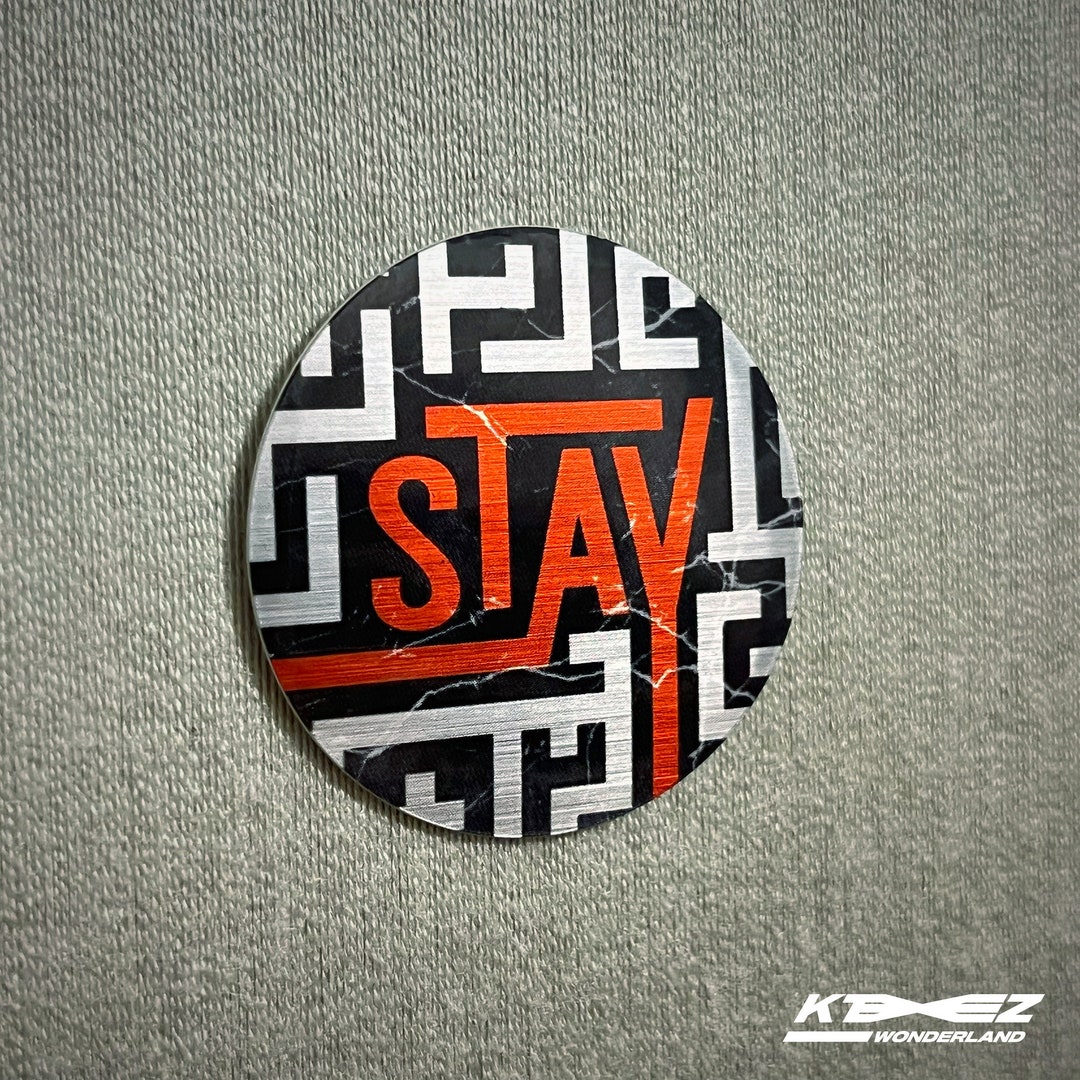STAY Sticker, Brushed Aluminum, Stray Kids, SKZ, Miroh, Kpop, Stay, Clé ...