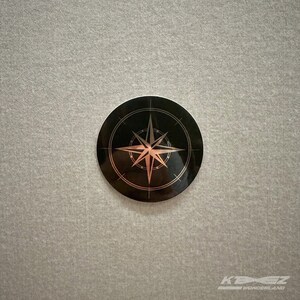 ATEEZ Compass Sticker, Metallic Mirror, Atiny, Kpop Sticker, Lightiny ...