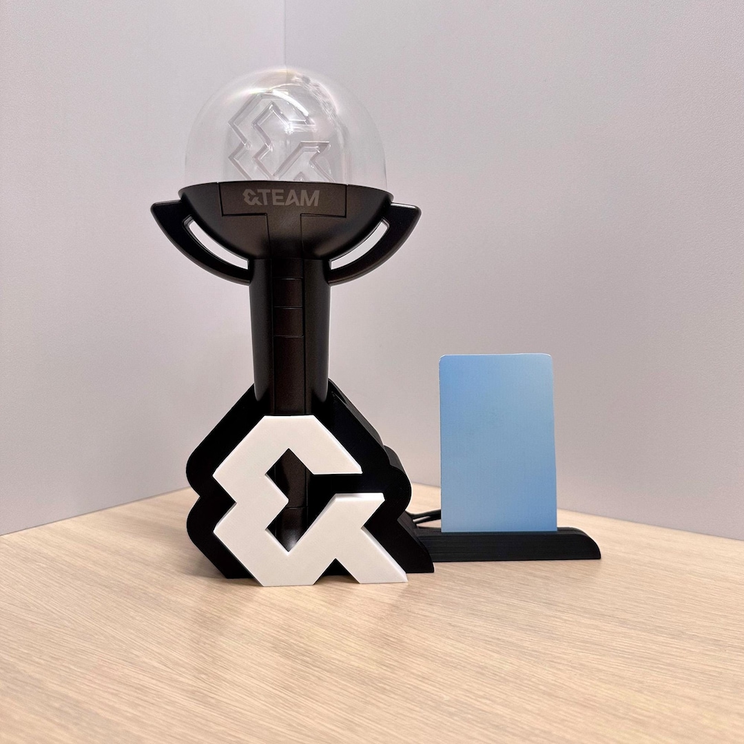 Andteam &TEAM Lightstick Stand and Photo Card Holder, LUNÉ, Light Stick ...