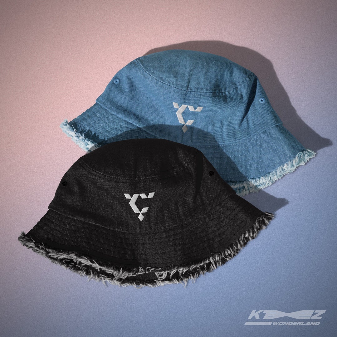 Carat Bucket Hat, Seventeen Fan, Distressed Denim, Kpop Hat ...